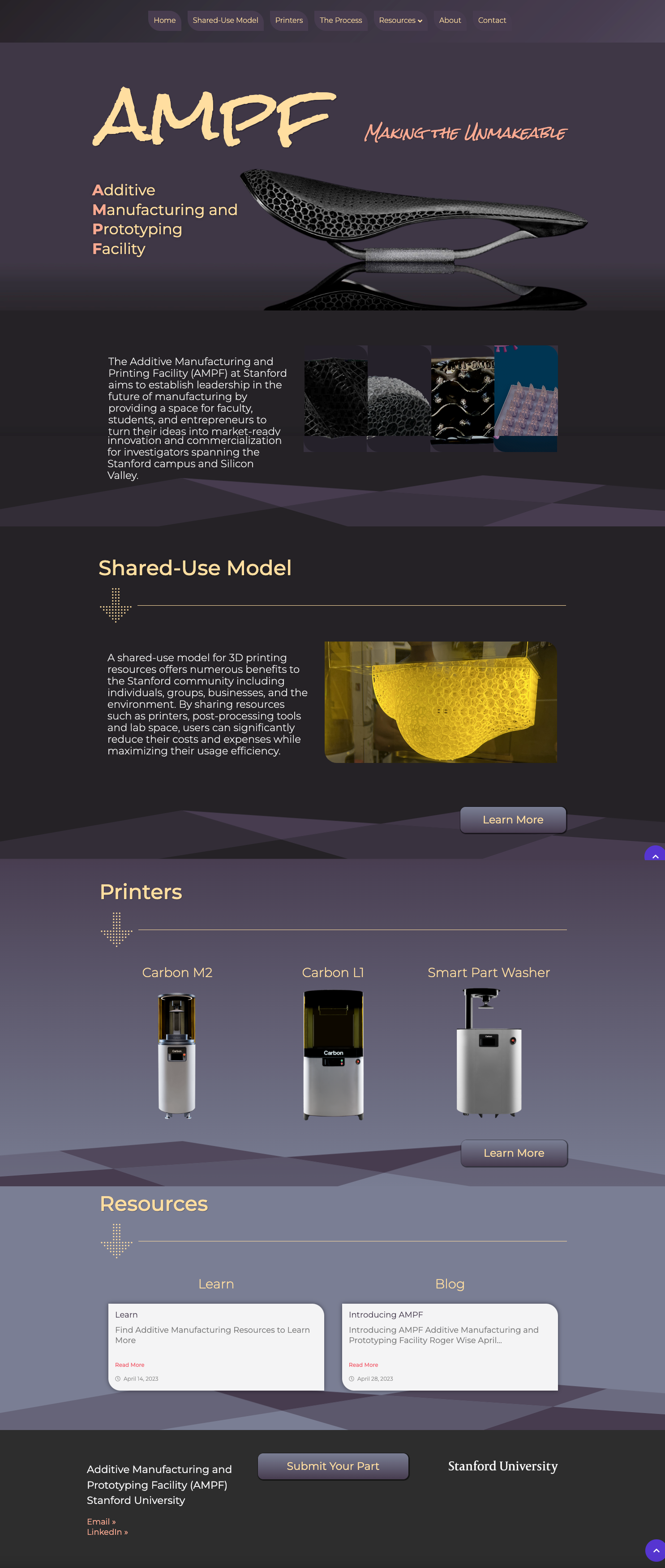Facility Website - Amy Thomas, Web and Graphic Designer